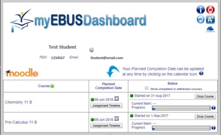 Dashboard & Moodle/BrightSpace Tour - Secondary | EBUS Academy