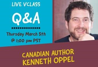 Canadian Author Kenneth Oppel to Join EBUS Vclass | EBUS Academy